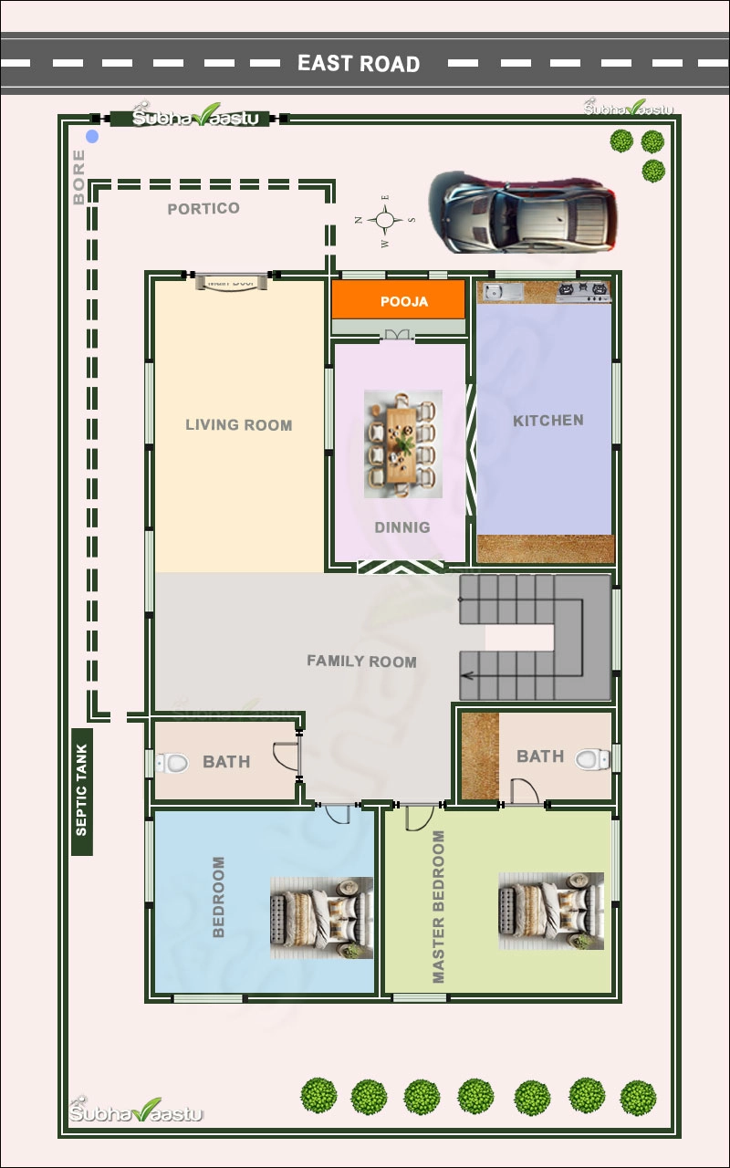 East Facing House Designs In India Duplex House Plans In 1000 Sq Ft