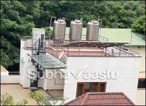 Terrace Overhead Water Tank Suitable Locations as Per Vastu